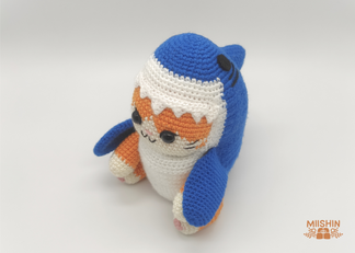 Mofusand Cat Shark PDF Pattern – Miishin Shop