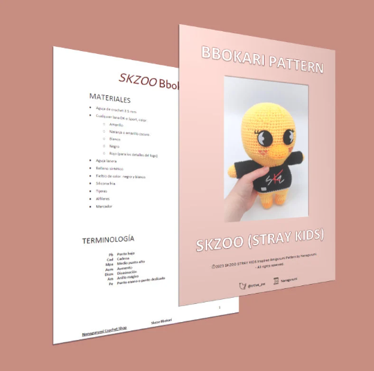 BBOKARI SKZOO Amigurumi Crochet Pattern – Miishin Shop